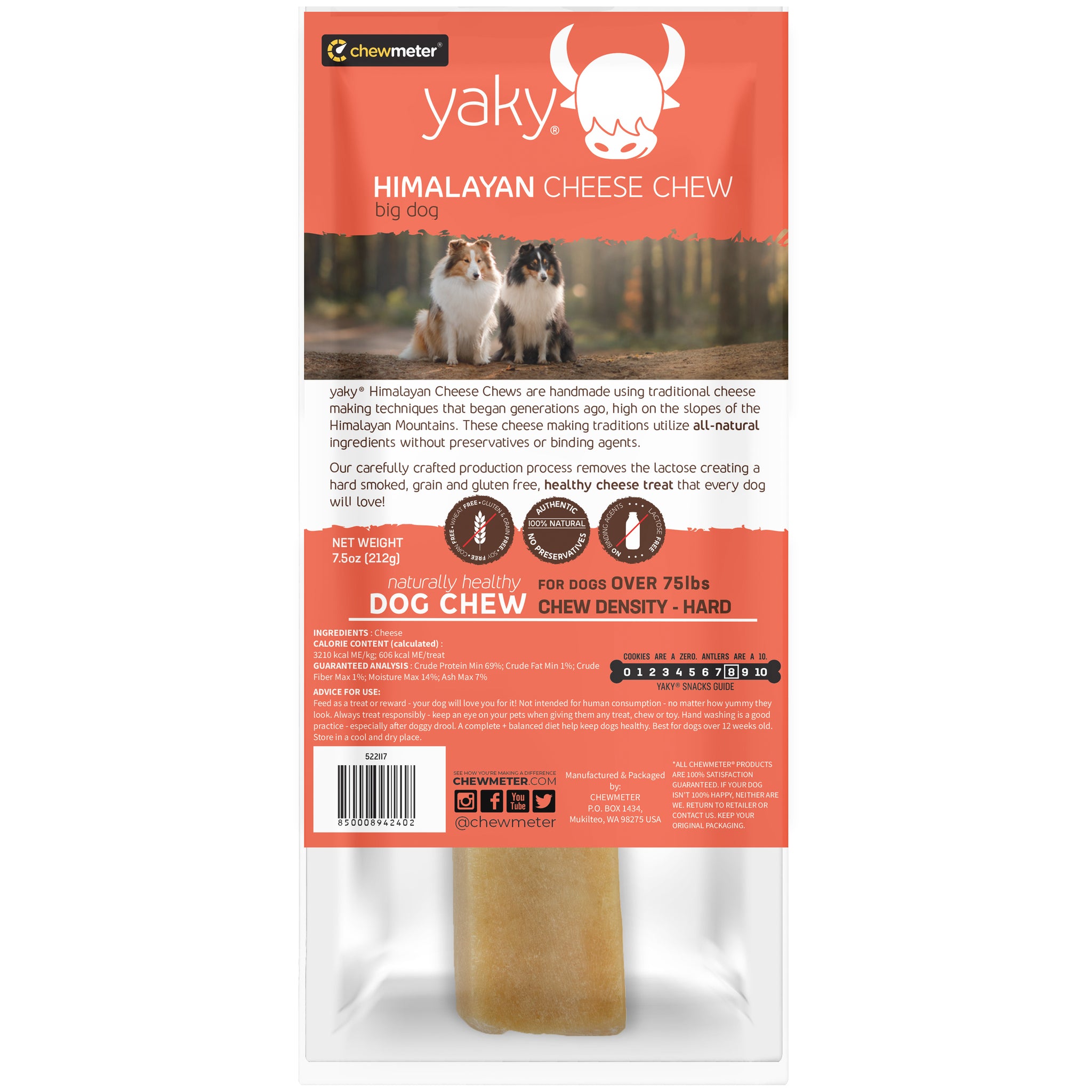 Buy Himalayan Yaky Hard Cheese Chews for Dogs Online - Chewmeter