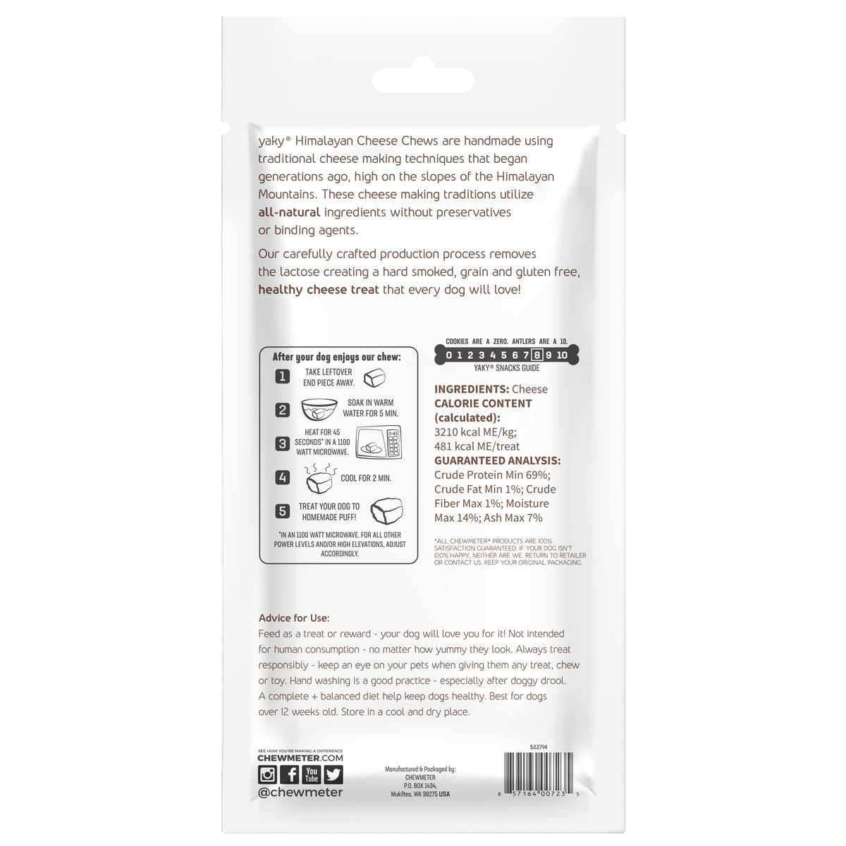 Buy Yaky Himalayan Cheese Chew Online for Dogs - X-Large – Chewmeter